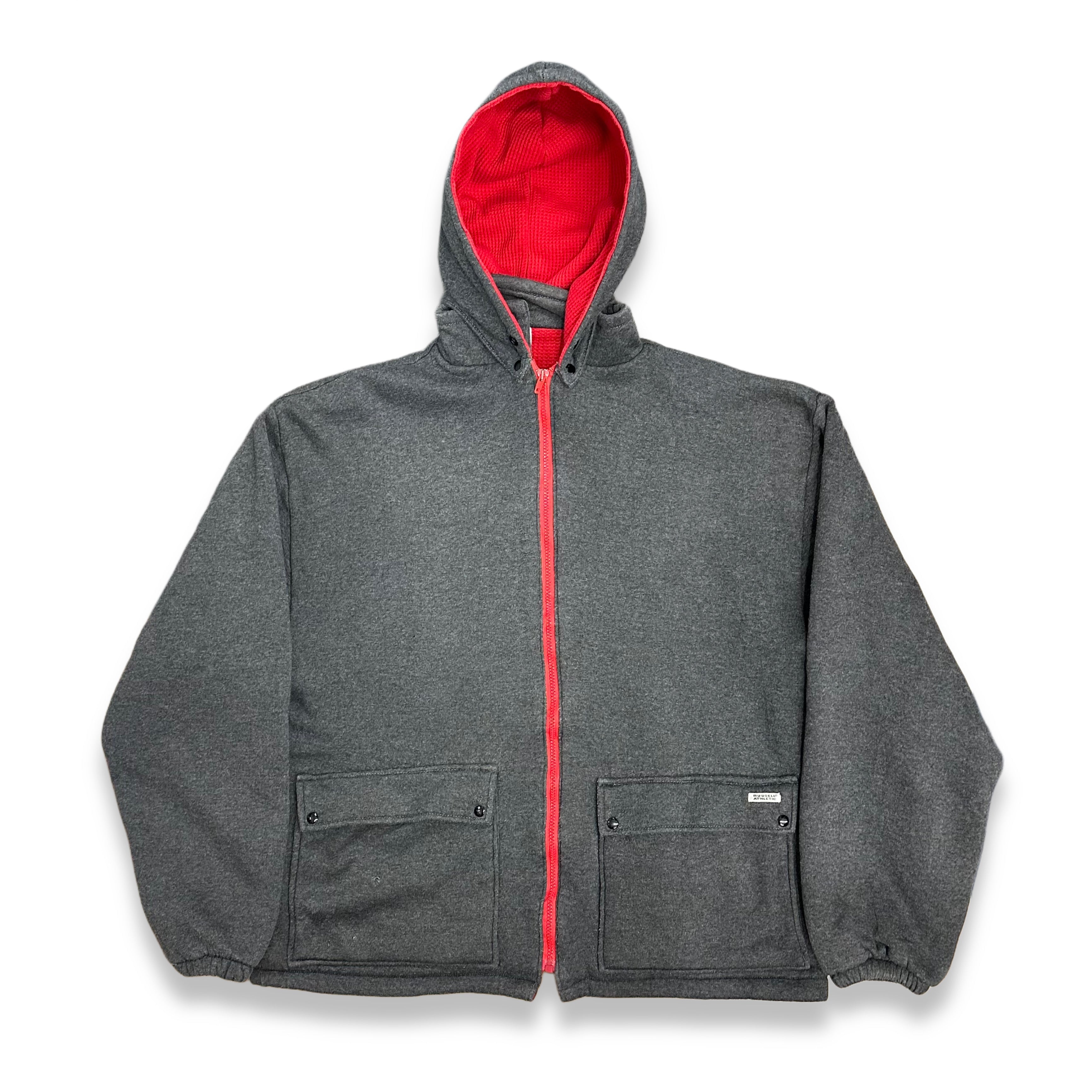 [L] 80s Russell transform Hood Zip-Up – wengerball vintage