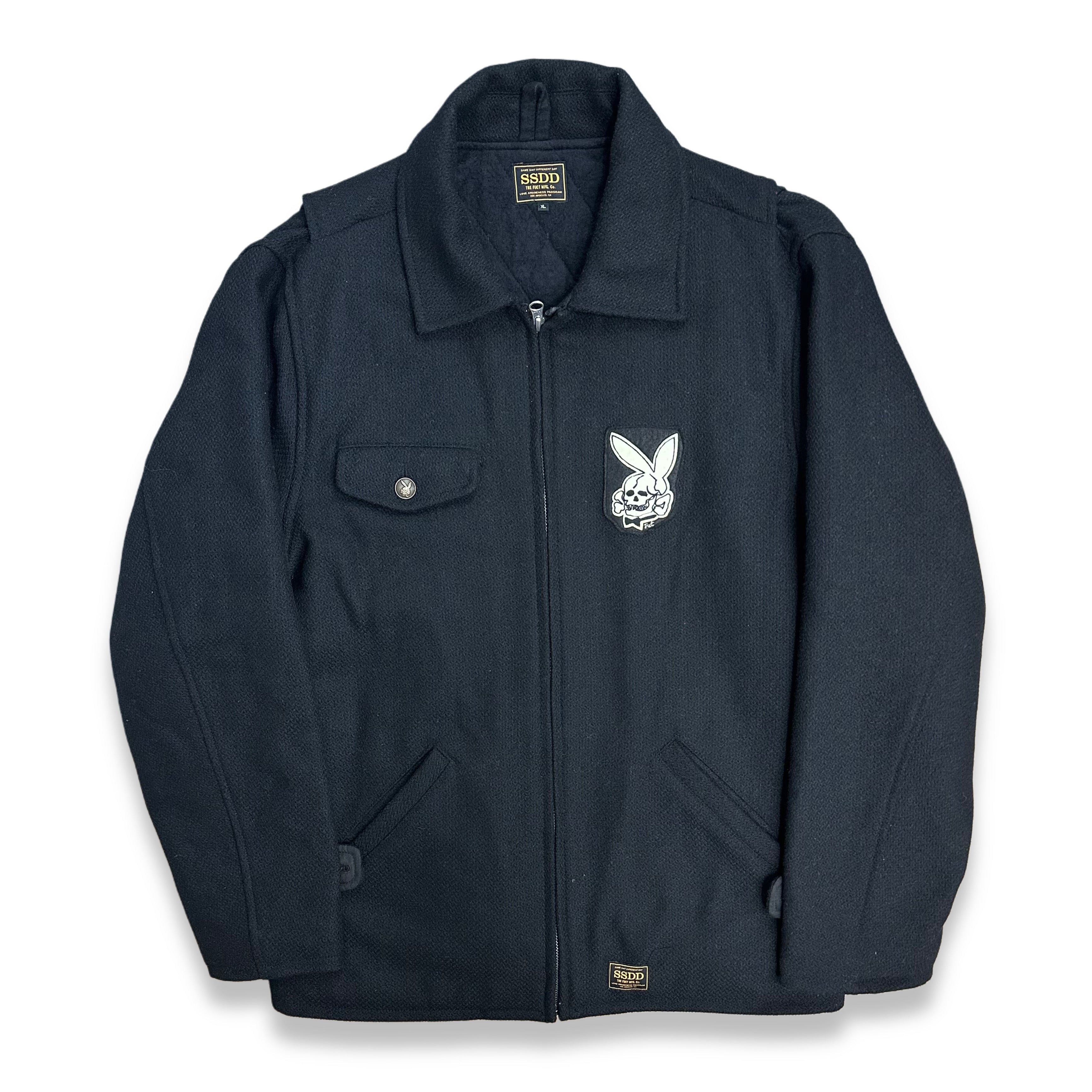 [XL] FUCT SSDD Death bunny Wool Jacket – wengerball vintage